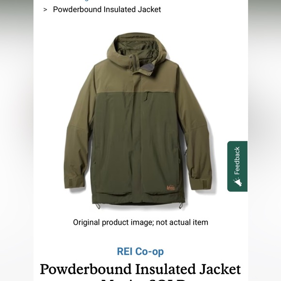 REI | Jackets & Coats | Rei Powderbound Insulated Jacket Euc S | Poshmark